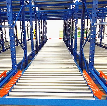 Quality Adjustable FIFO Gravity Flow Pallet Rack System 1000kg-2000kg Per Pallet for sale