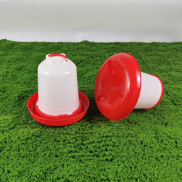 Quality Plastic 22.5cm(H)*26cm(D) Chicken Feed Dispenser Waterproof Chicken Duck Turkey Geese Feed Equipment for sale
