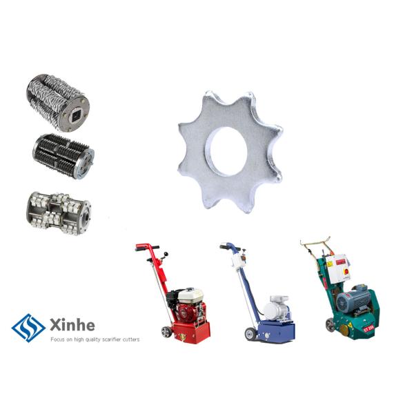 Quality Octagonal Star Flails Scarifier Cutters Concrete Removal With 8 Teeth for sale