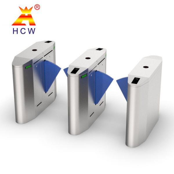 Quality IP57 Automatic Flap Barrier Turnstile Gate Entrance Security Automation for sale
