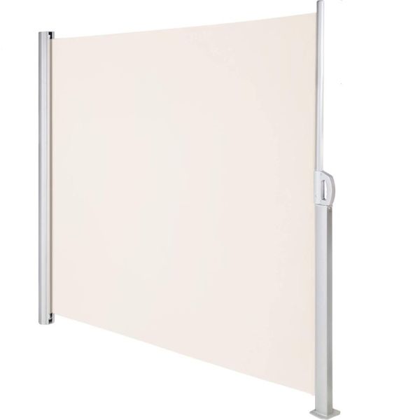 Quality Outdoor Retractable Side Awning 63x118 inches with Manual Operation 100% Polyester for sale