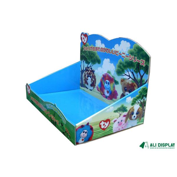 Quality Divider PDQ Display Box Makeup 350mm Cardboard Countertop Displays for sale