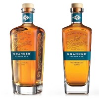 Quality 750ml Liquor Bottles With Debossed Embossed Lettering Logo for sale
