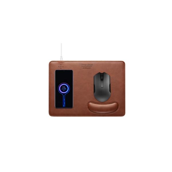 Quality 10W Mouse Pad Wireless Charger With Wrist rest for sale