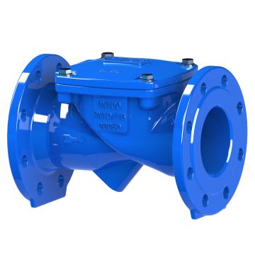 Quality EPOXY Coated Swing Flex Check Valve For Sewage System Ductile Iron Founded for sale