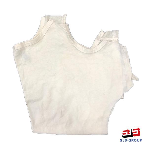 Quality 25kg/Bale 35cm White Cotton Wiping Rags for sale