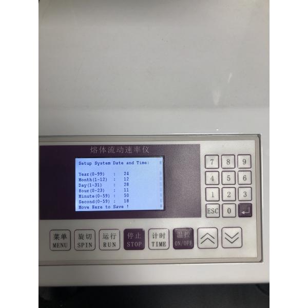 Quality Polystyrene Melt Flow Index Machine Tester Instrument For Plastic Extrusion for sale