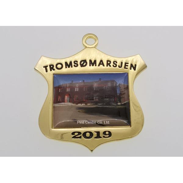 Quality Olympic Die Struck Enamel Medal With Offset Printing Logo for sale