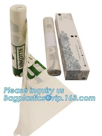Quality Compostable Disposable Biodegradable Plastic Custom Printed Flat Garbage Bag, for sale