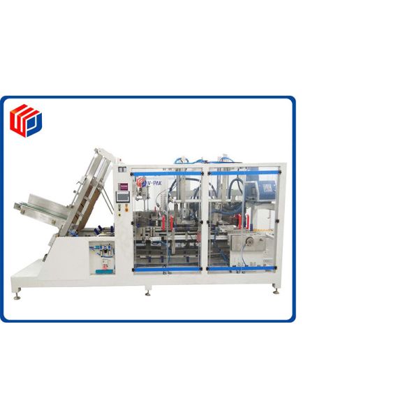 Quality 12 Cases / Min Case Packing Equipment , Durable Bottle Case Packer Machines for sale