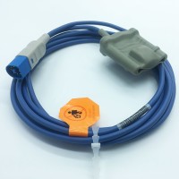 Quality Adult Soft Tip SPO2 Extension Cable TPU Material 3 Meter With Long Lifespan for sale