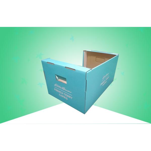 Quality Stacked Up Cardboard Display Trays Double Wall Board Large Space For Selling for sale
