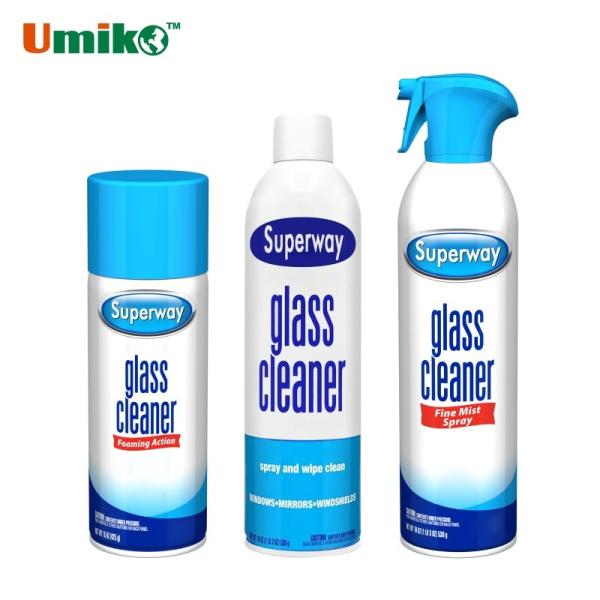 Quality Compact Glass Foam Cleaner Spray For Car Windshield Windows And Mirror for sale