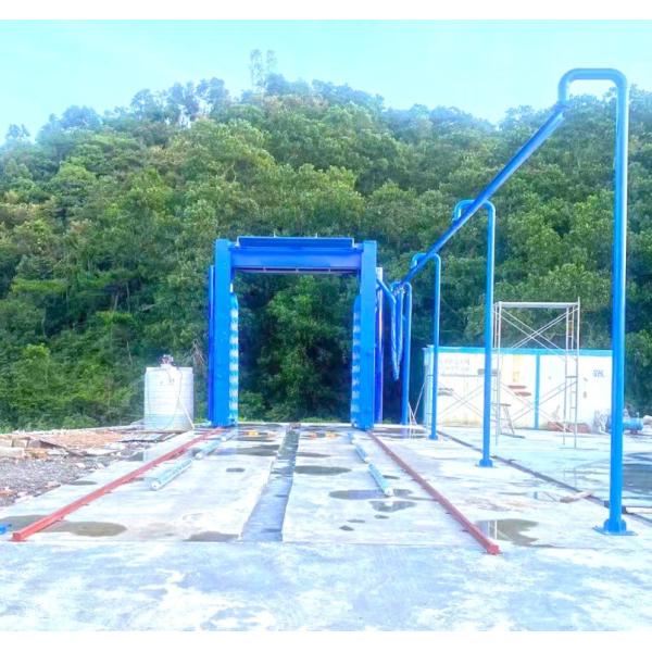 Quality 2150*4680*5510mm Mobile Automatic Bus And Truck Wash Machine for sale