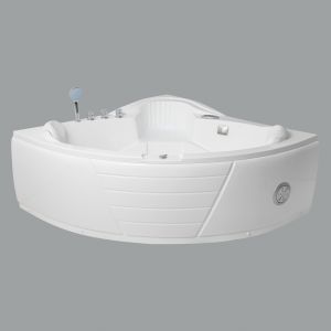Quality Customizable 1500mm Acrylic Whirlpool Massage Bathtub for 2 Person Computer for sale