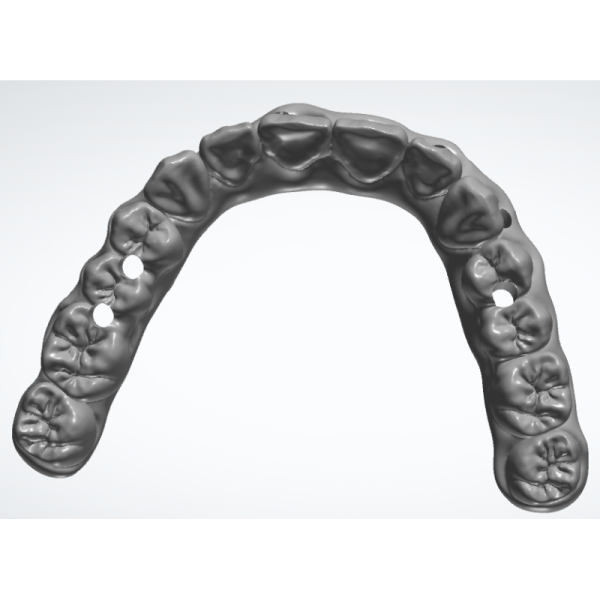 Quality Digital Aluminum Bar with Temporary Teeth for Dental Study Models for sale