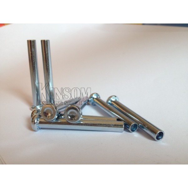 Quality B-CH1T knurled semi tubular rivets zinc plated special cold formed fasteners for sale