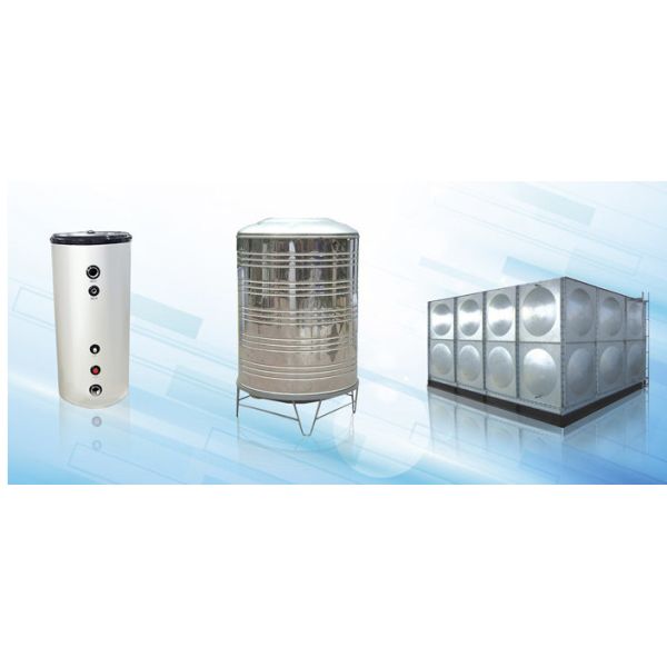 50L Stainless Steel Pressure Water Tank For Air Source Heat Pump Buffer ...