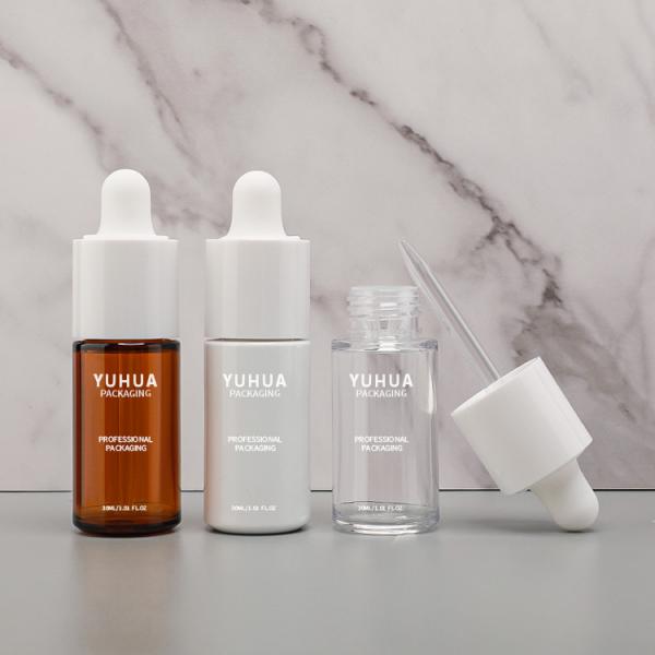 Quality MSDS Empty Plastic Dropper Bottle 30ml Eco Friendly Custom Logo for sale
