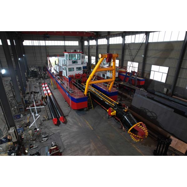 Quality 2000m3 Discharge Distance Small Sand Dredger Ship With Cummins Marine Engine for sale