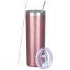 china Great Insulation 600ml Skinny Stainless Steel Tumbler Straight Blank White 20 Oz