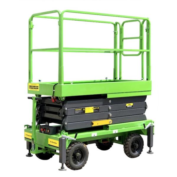 Quality 11 Meters Mobile Scissor Lift 500Kg Loading Capacity For Work At Height for sale