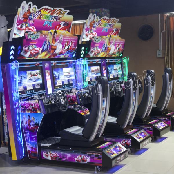 Quality Video Arcade Car Simulator Surpasses Kids Coin Operated Racing Game Console for sale
