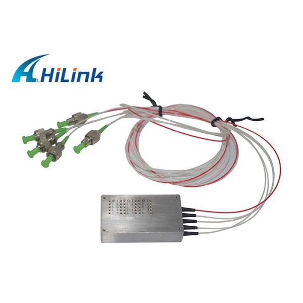 Quality Hilink Mini Optic Switch 1X4 Single Mode FiHigh Channel Isolation With SC LC FC for sale
