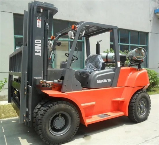 Quality 6ton 5ton 7ton Big Dual Fuel Forklift LPG Forklift with Lift Height 3000-7000mm Ce ISO SGS for sale