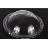Quality 142MM Diameter High Bay Led Lamp Lens Transparent Plastic PC Cover 91% Tranmittance for sale