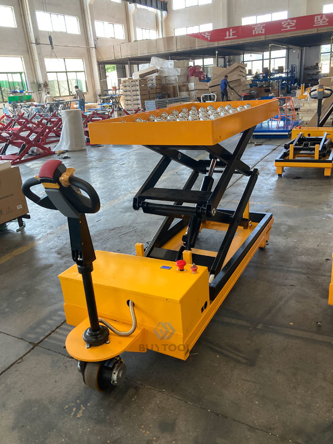 500 Lbs Mobile Lift Tables 4x8 Self Propelled Lift Table Jack Stand ...