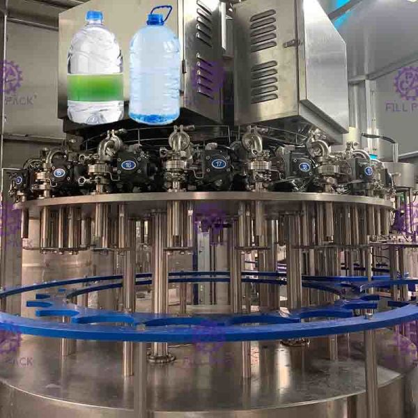 Quality 6 Heads 600BPH Linear Drinking Water Bottling Mchine Touch Screen With Capper for sale