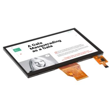 Quality 7 Inch Touch Screen TFT Display, 450 CD/M2 800x480 50 Pins 24bit RGB Interface for sale