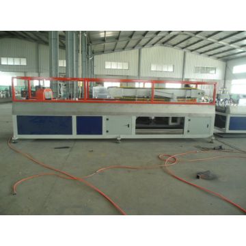 Quality Solid Door Panel Wood Plastic Production Line Durable Full Automatic for sale