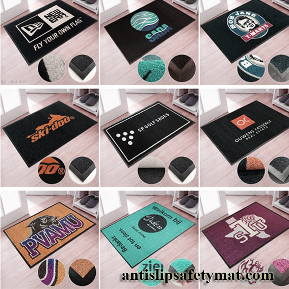 Quality 7 mm Washable Custom Logo Mats Nightmare Before Christmas Personalized Doormat for sale