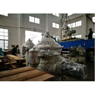 Quality Juice Separator / Milk And Cream Separator Machine Inlet Pressure 0.05 Mpa for sale