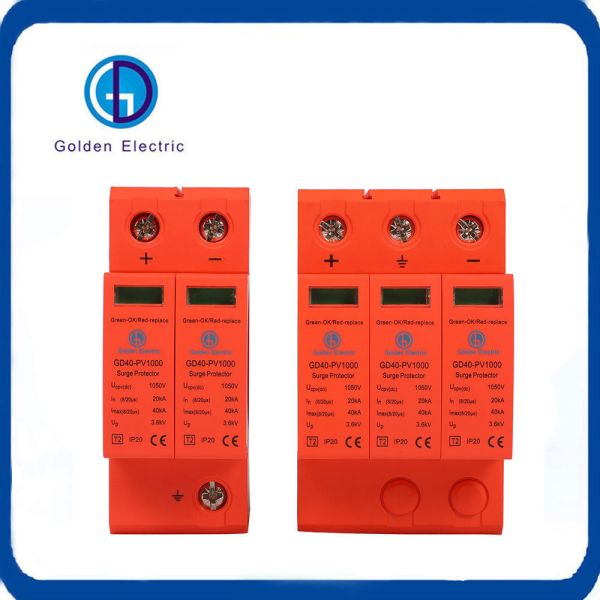 Quality DC 1000V Surge Protector for Photovoltaic System Small Size 40ka Lightning Protection for sale