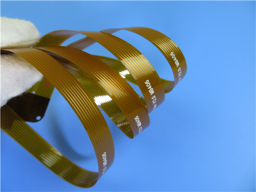 Quality Single Sided Flexible Printed Circuit (FPC) Strips with Immersion Gold and FR-4 for sale