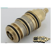 Quality 95 97 Disc Kitchen Tap Fittings 3/8 1/2 3/4" Brass Thermostatic Cartridge for sale