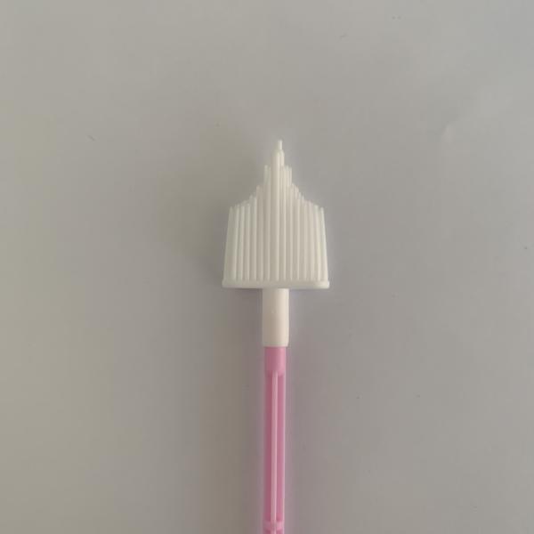 Quality Broom Head Cervical Sampler , HPV Testing Cervical Cytology Brush for sale