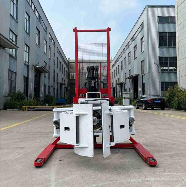 Quality Paper Roll Semi Electric Stacker Good Durability Durable Materials User Friendly for sale