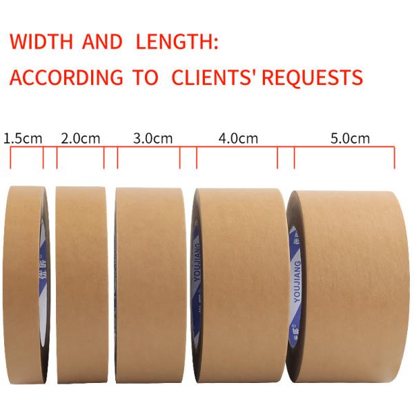Quality Brown Waterproof 140mic Custom Printed Custom Kraft Shipping Tape for sale