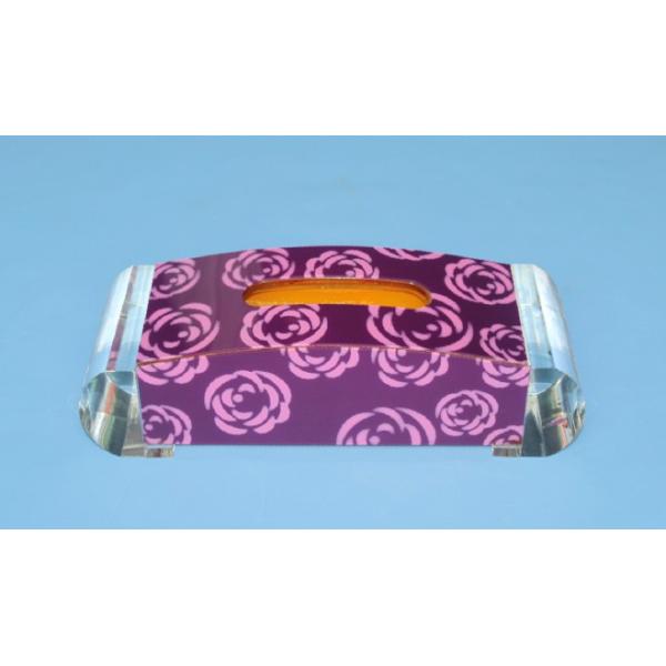Quality Quick Delivery Fashion shape Acrylic Tissue Box for sale
