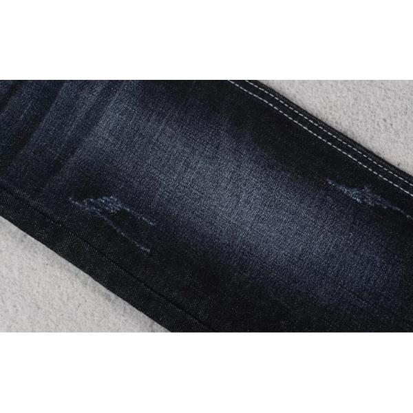 Quality Cotton Polyester Spandex Blend Fabric 12S/70D Material Denim Elastic for sale
