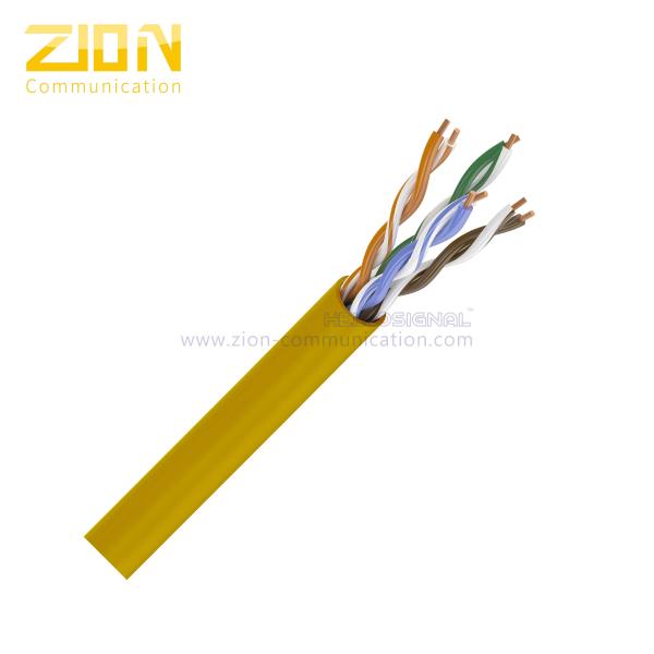 Quality LSZH UTP CAT5E Network Cable 350MHz 24AWG 4PR Low Smoke Zero Halogen Jacket for sale