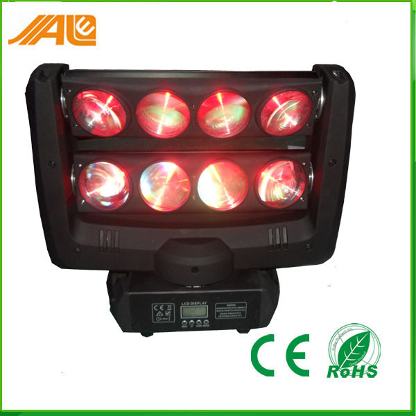 Quality 8 x 10w RGBW 4in1 / white color Spider Beam Moving head DJ Stage Lighting for sale