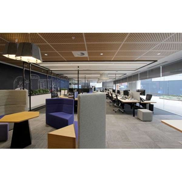 Quality Commercial Office Perforated Acoustic Panel Wooden Wall Soundproof Board 16/16/6mm for sale