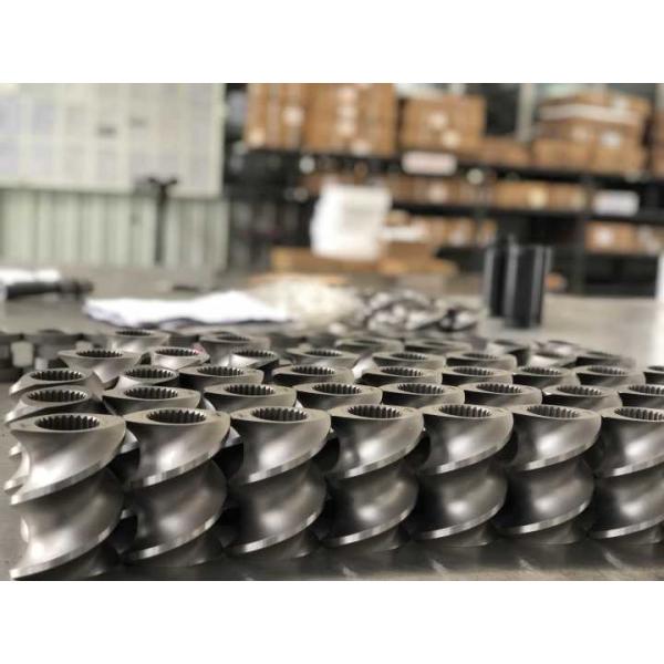 Quality Good Dimensional Stability STS 65 Plastic Wood Extruder Screw Elements for sale