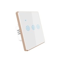 Quality 3 Gang EU UK Standard Tuya Smart Switch Light Electric Switch WiFi Smart Home for sale