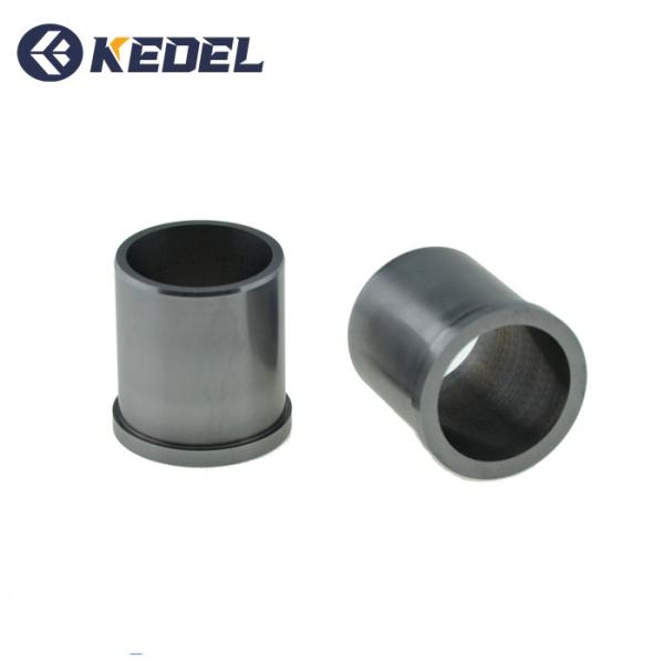 Quality Cemented Silicon Tungsten Carbide Sleeves YG6 Round Shaft Bushing for sale